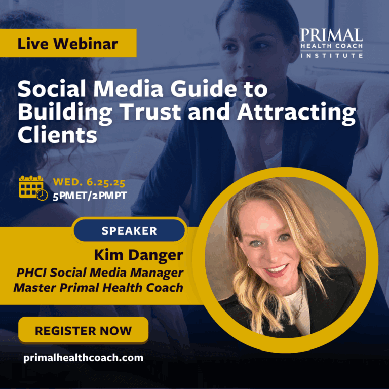 Upcoming and Past Webinar Recordings - Primal Health Coach Institute